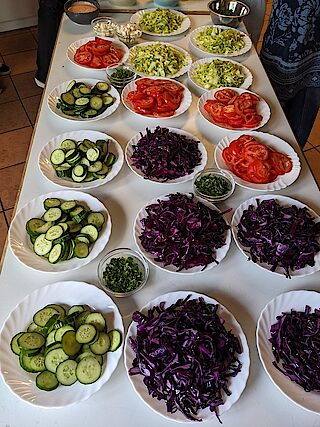 Selbst gemachte Gyros-Pita zum Ferienbeginn | proviel GmbH und forum e.V.