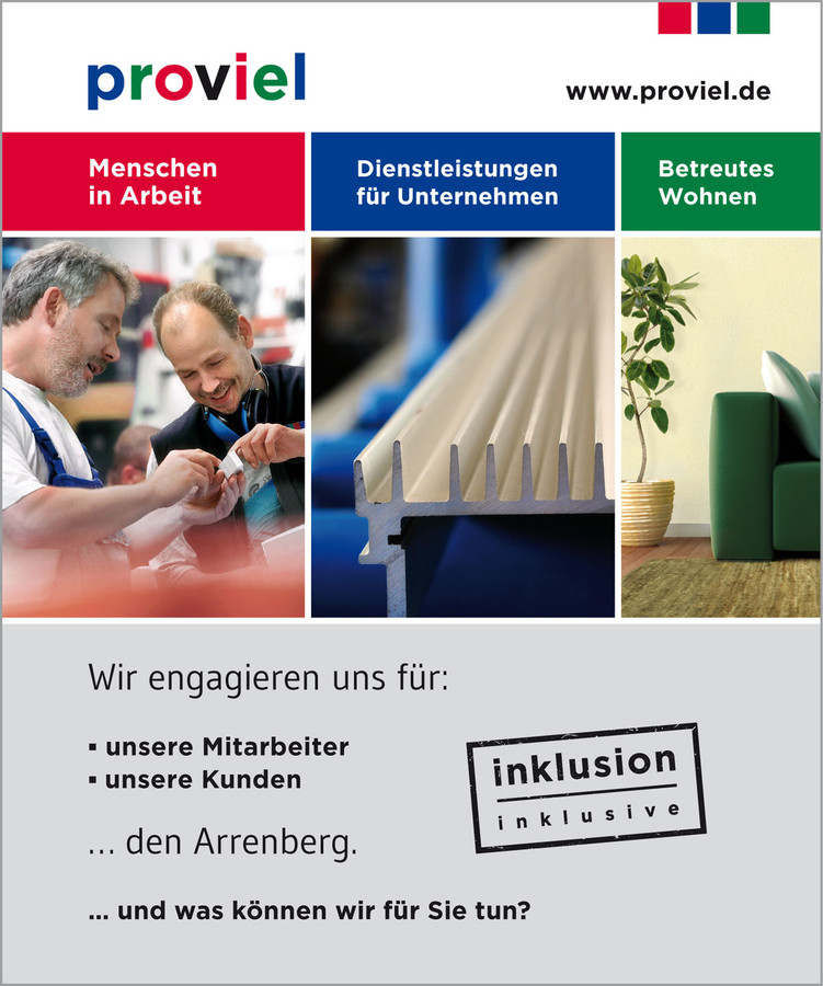 Wir am Arrenberg | proviel GmbH und forum e.V.
